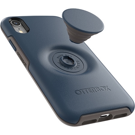 כיסוי ל iPhone XR מבית PopSocket - Symmetry כחול / אביזרים לסלולר - מומדיה