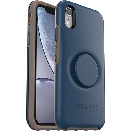 כיסוי ל iPhone XR מבית PopSocket - Symmetry כחול / אביזרים לסלולר - מומדיה