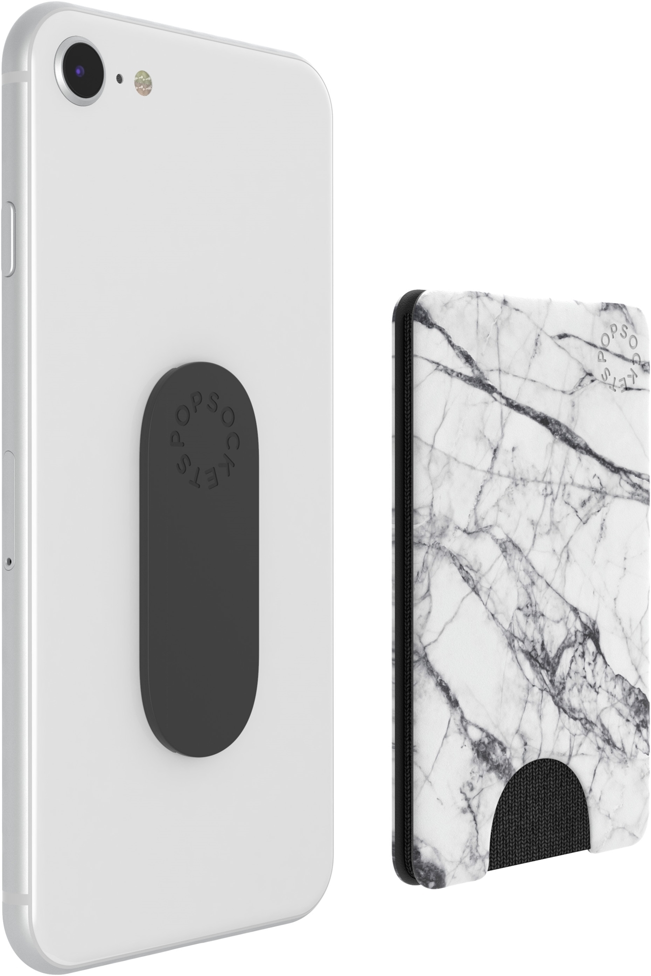 POPSOCKET דגם POPWALLET White Marble / אביזרים לסלולר - מומדיה