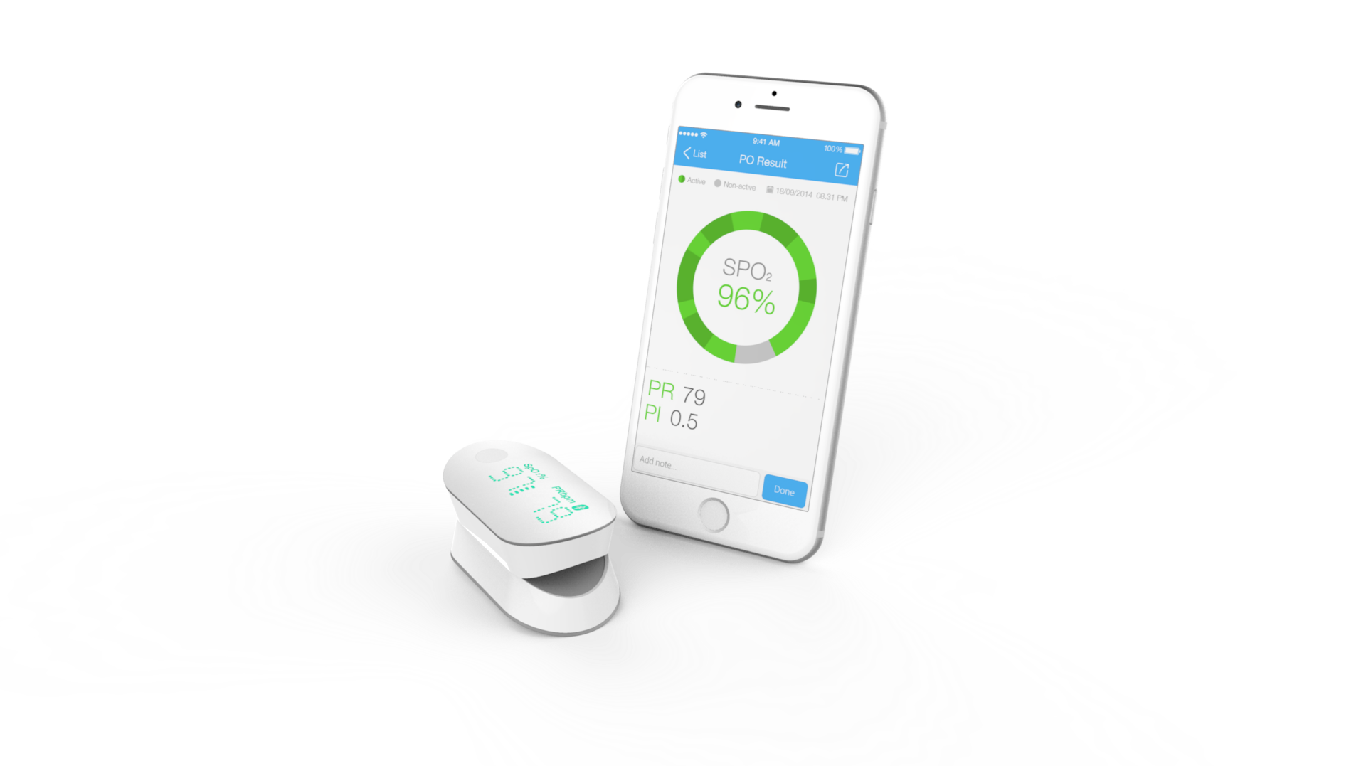 מד סיטוראציה Smart Pulse Oximeter - iHealth Air / אביזרים לסלולר - מומדיה