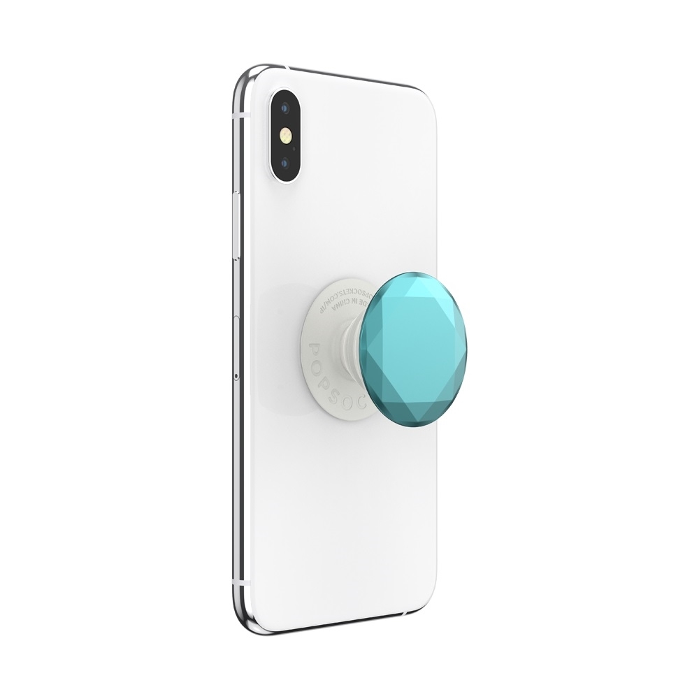 Popsocket דגם Metallic Diamond Aquarius Blue / אביזרים לסלולר - מומדיה